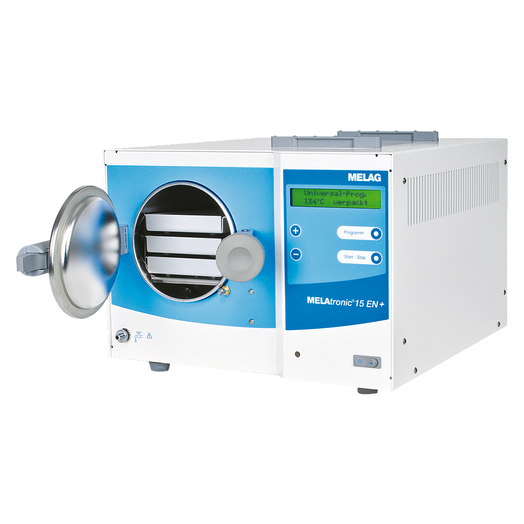 Melag Autoklav MELAtronic 15EN+, inkl. 3 Tabletts | Pediando AG